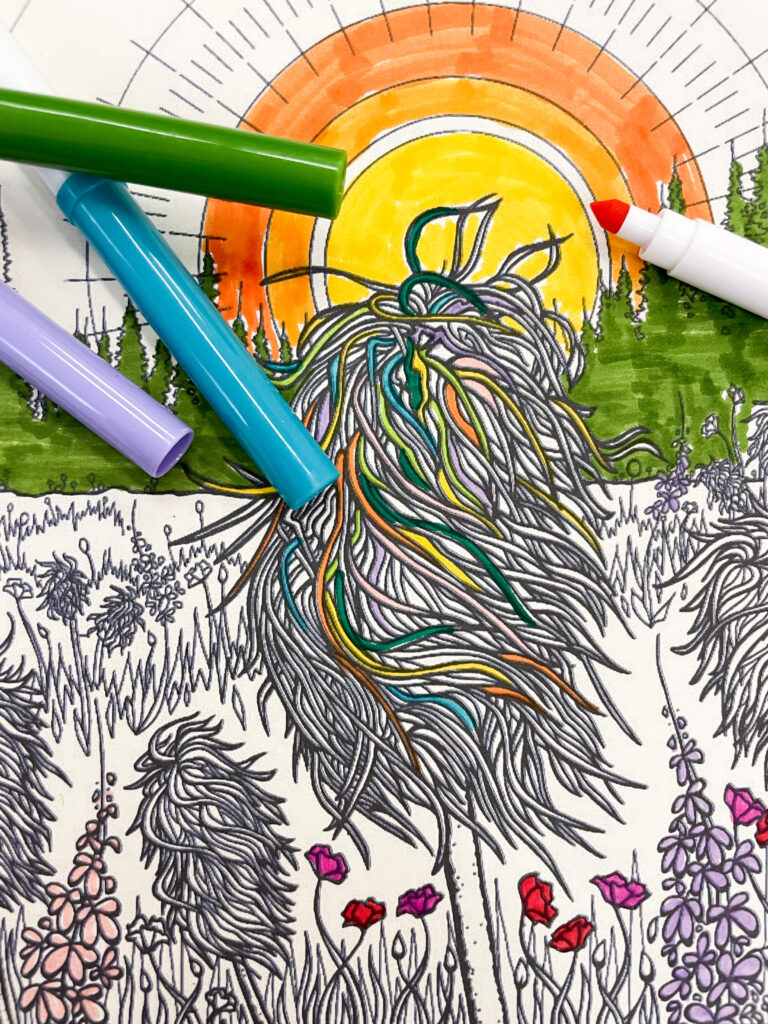 Wildflower Festival Colouring Contest - Revelstoke Visual Arts Centre